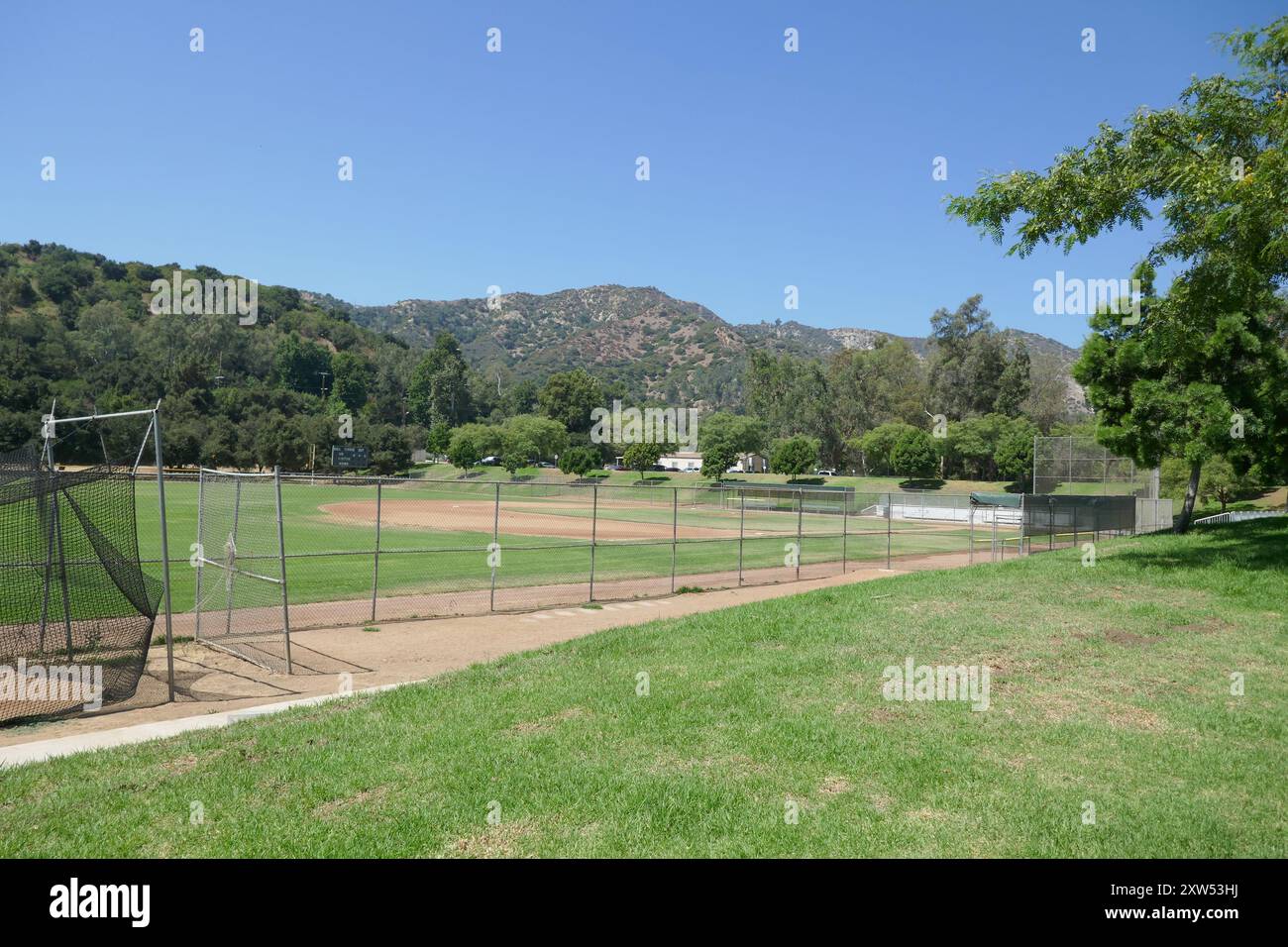 Los Angeles, California, USA 12th August 2024 Pote Baseball Field where ...