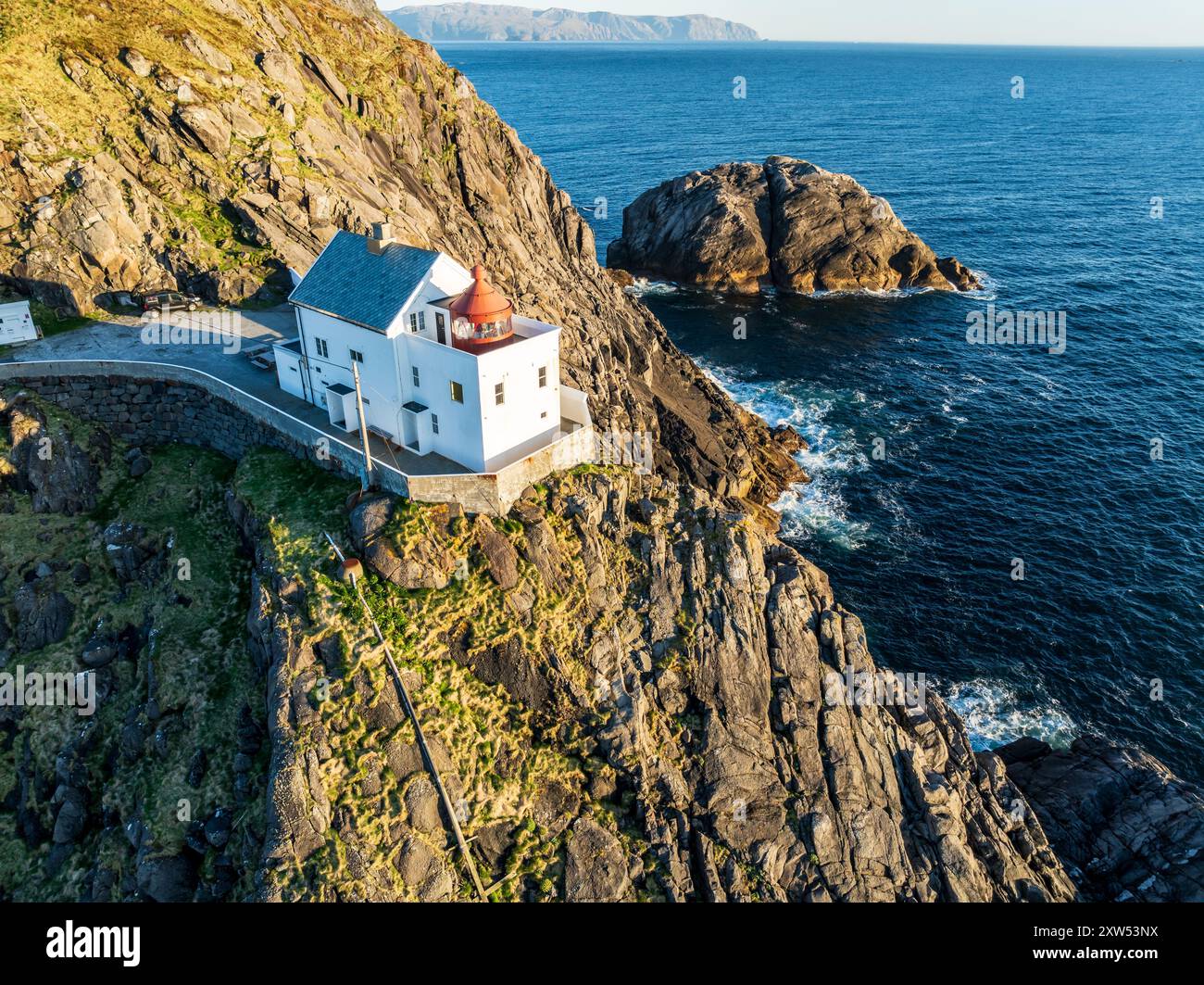 Aerial top down drone photo norway hi-res stock photography and images ...
