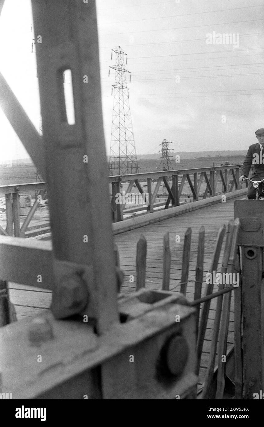 England circa.1957 – A pre-fabricated Bailey bridge erected over ... England circa.1957 – A pre-fabricated Bailey bridge erected over ...