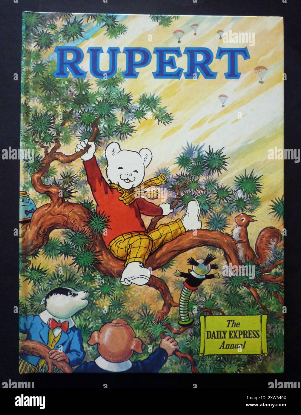 A vintage children’s ‘Rupert’ annual, published by The Daily Express ...