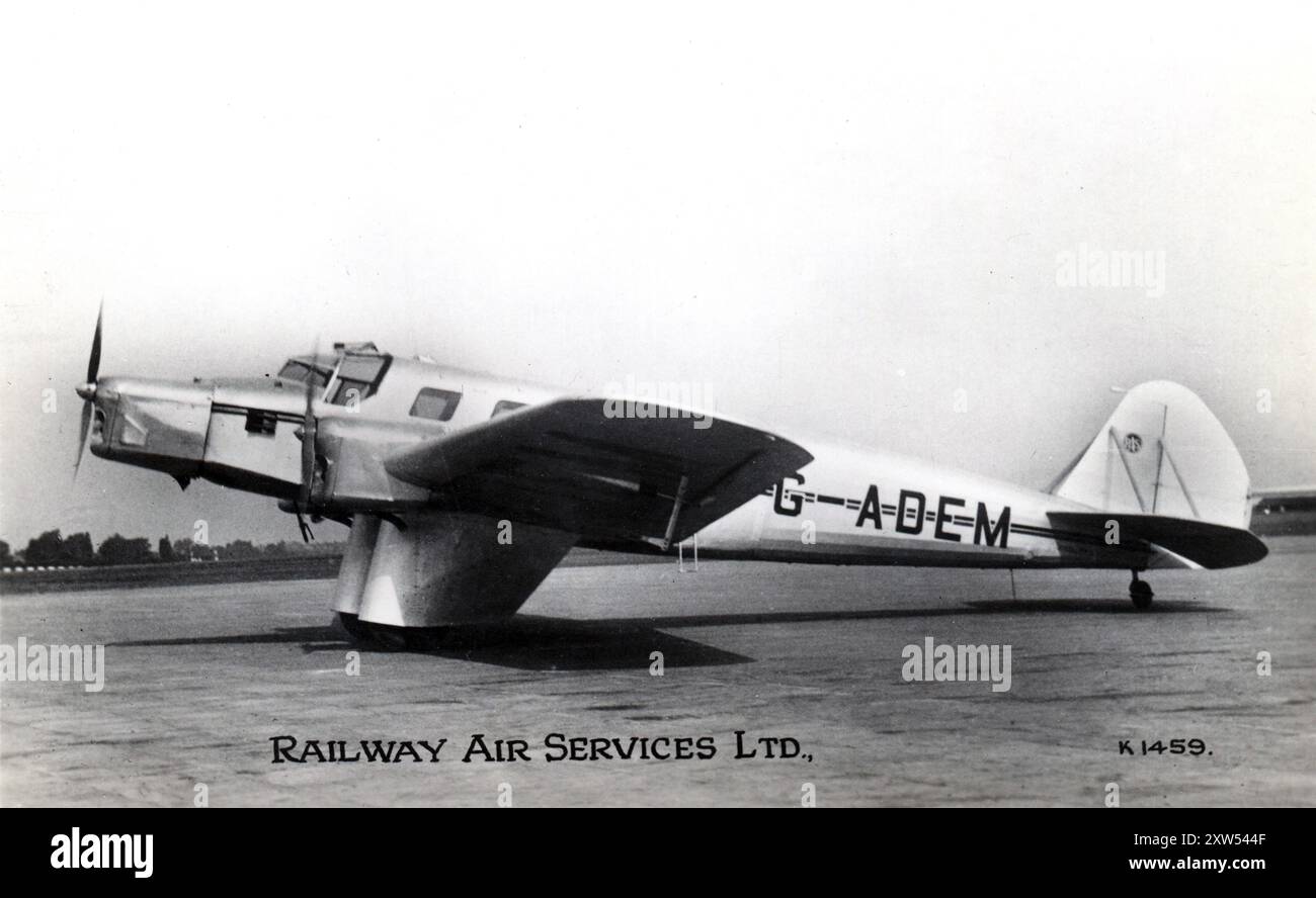 1935. A photographic postcard depicting the Spartan Cruiser III ...