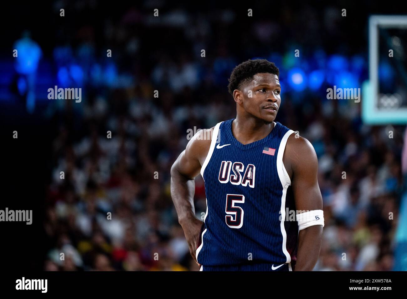 Anthony edwards basketball hi-res stock photography and images - Alamy