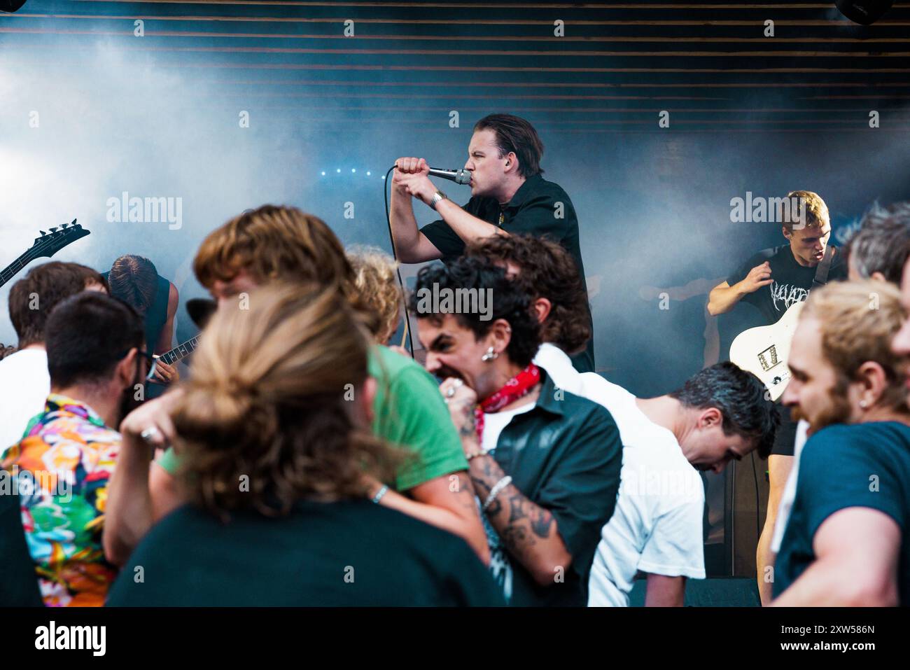 Copenhagen, Denmark. 15th, August 2024. The Danish punk band Syl ...