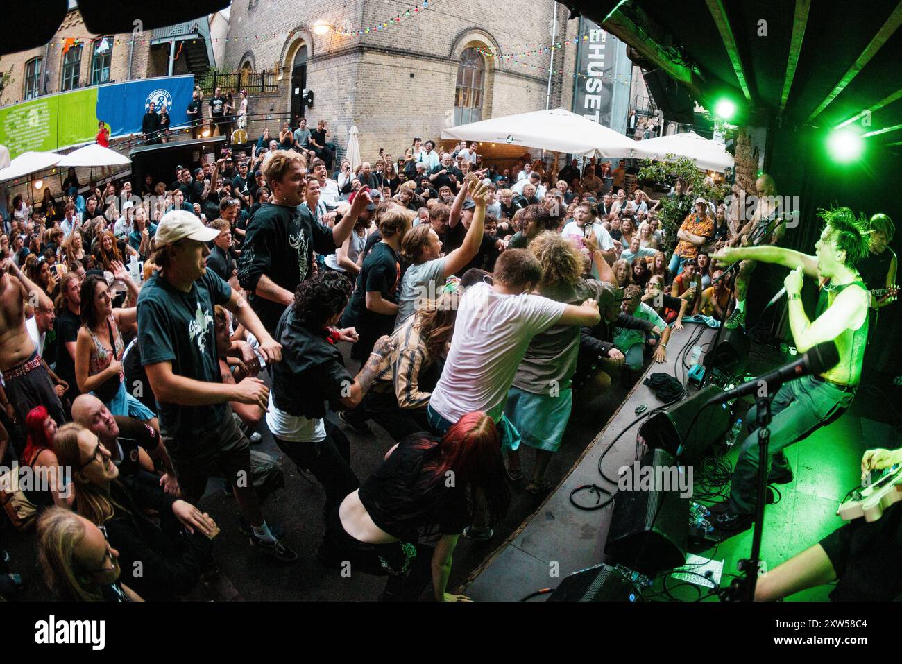Copenhagen, Denmark. 15th, August 2024. The Danish punk band Syl ...