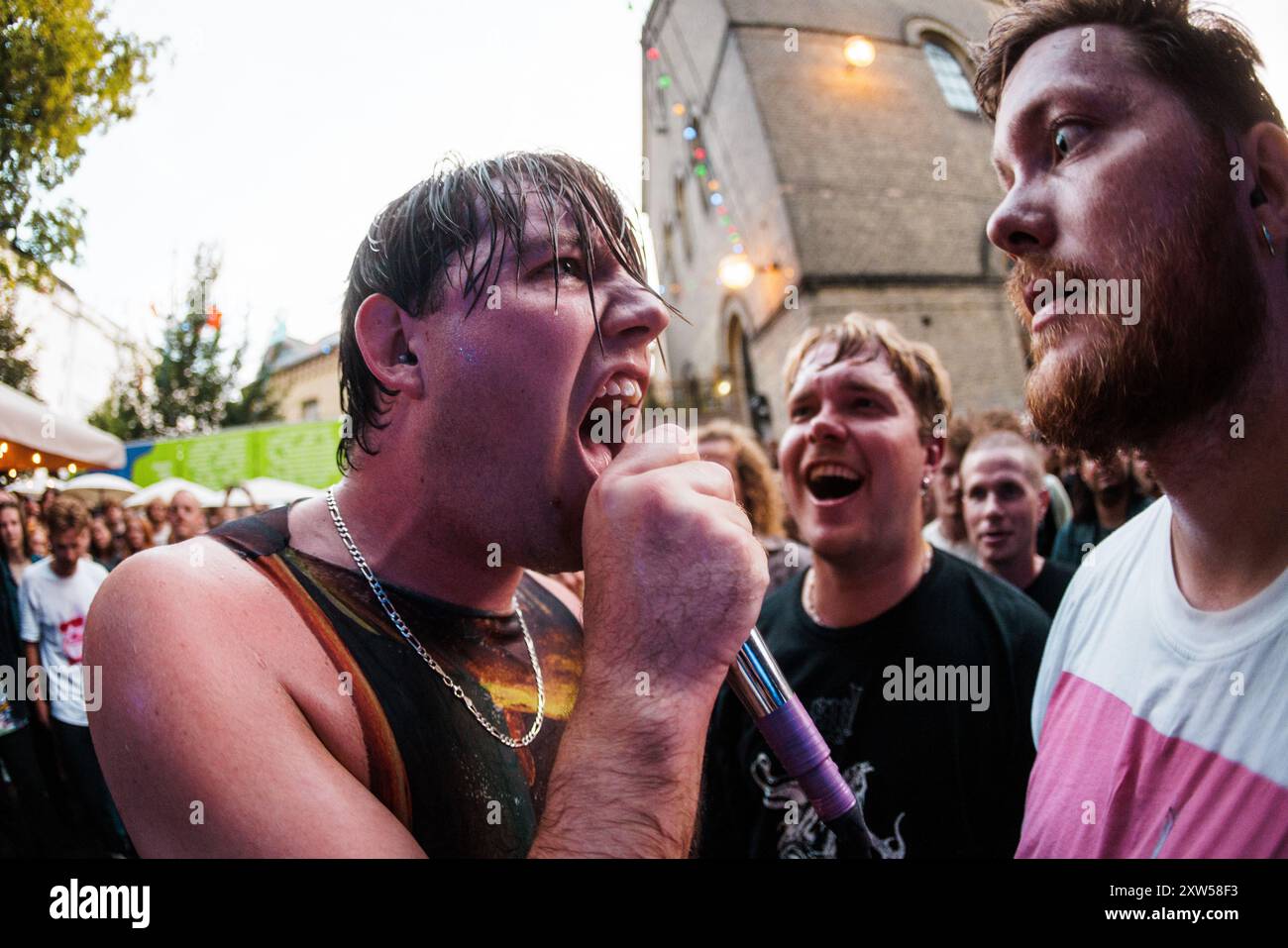 Copenhagen, Denmark. 15th, August 2024. The Danish punk band Syl ...