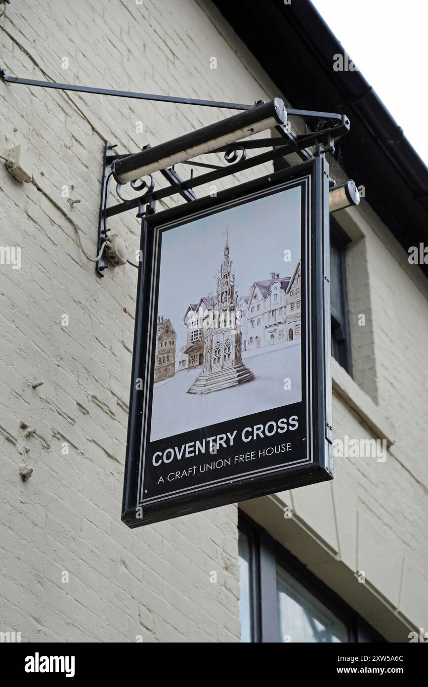 Coventry Cross Pub Sign Stock Photo - Alamy