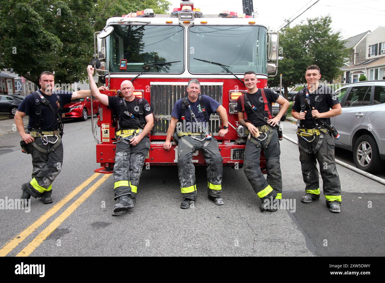 New York, New York, USA. 17th Aug, 2024. Brooklyn, New York Two Alarm ...