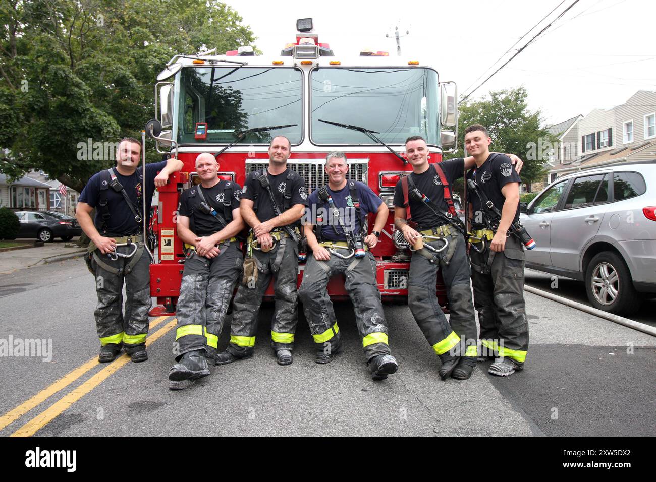 New York, New York, USA. 17th Aug, 2024. Brooklyn, New York Two Alarm ...