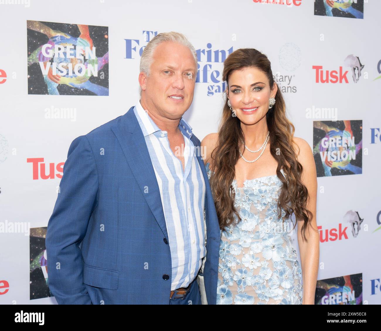 Gary Green and Amy Green attends The Footprint of Life Gala 2024 at a ...