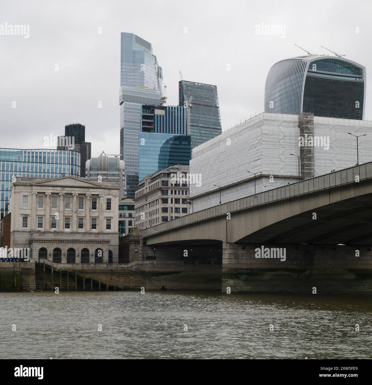 The Thames from the Thames Clipper Stock Photo - Alamy