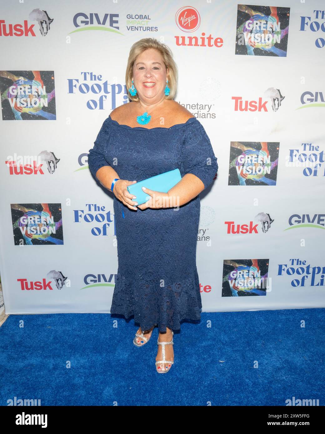 Rebecca Seawright attends The Footprint of Life Gala 2024 at a private ...