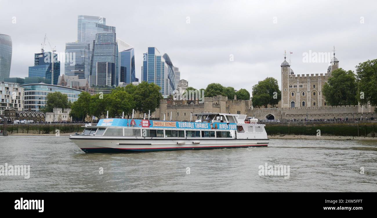 The Thames from the Thames Clipper Stock Photo - Alamy