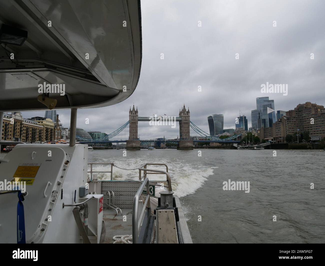 The Thames from the Thames Clipper Stock Photo - Alamy