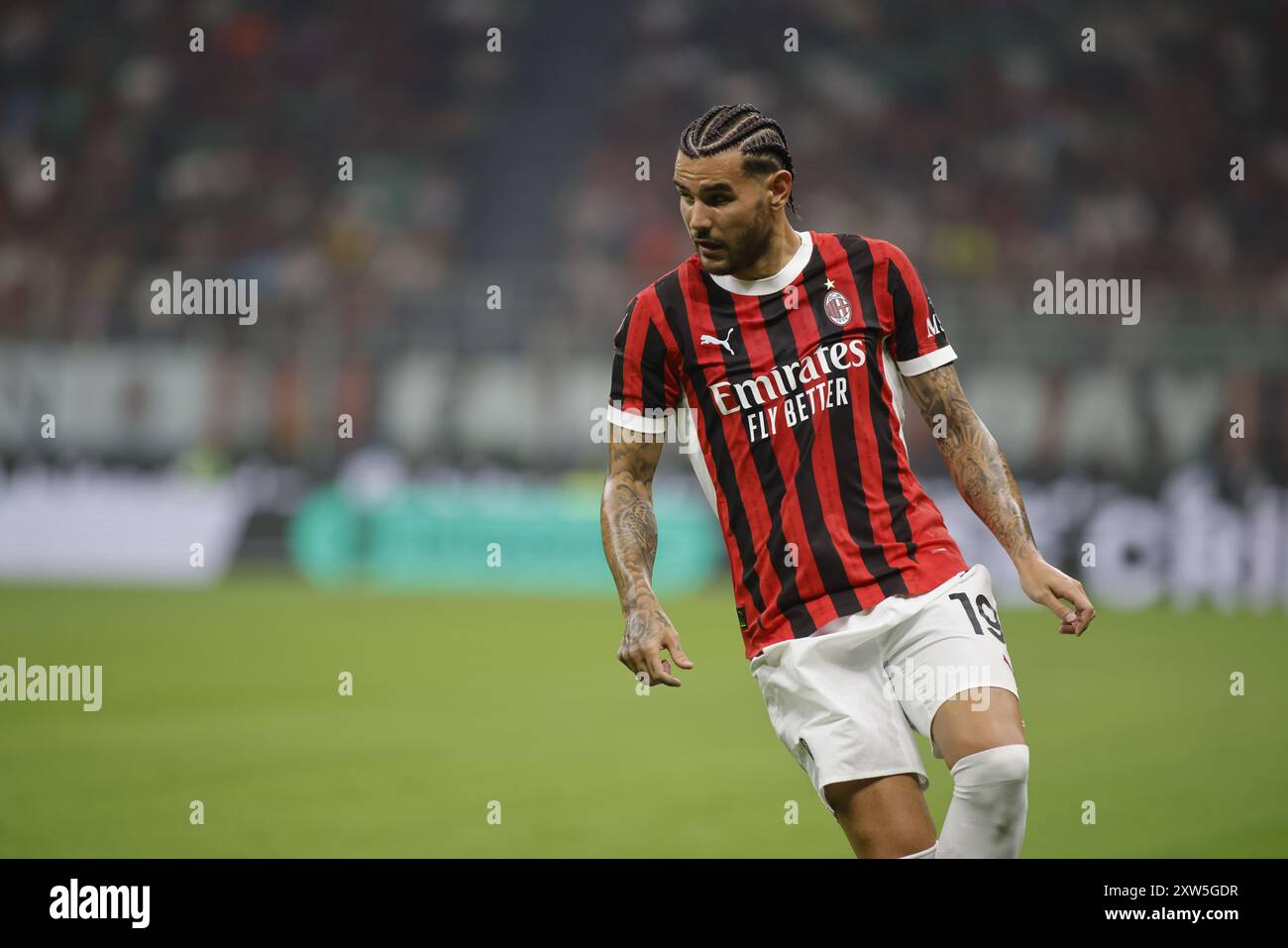 Theo Hernandez of AC Milan during the Italian Serie A, 2024 -2025 ...
