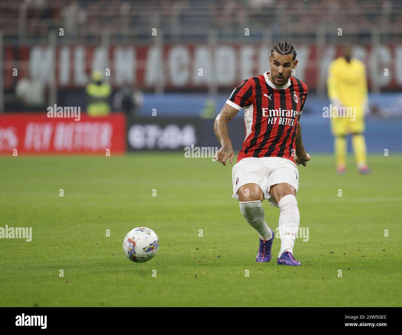 Theo Hernandez of AC Milan during the Italian Serie A, 2024 -2025 ...