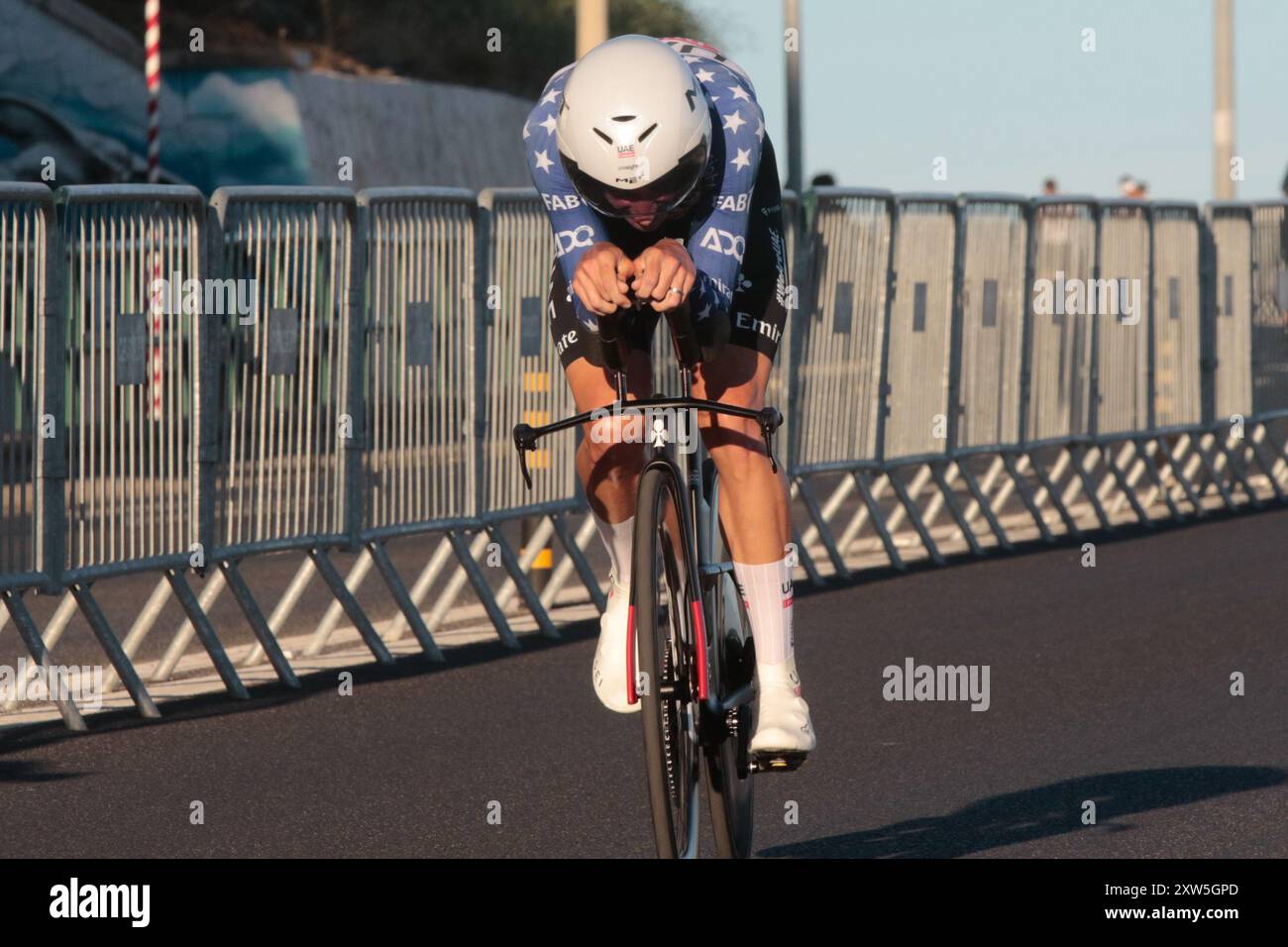 Brandon McNulty USA TT champion America UAE Team Emirates Stock Photo ...