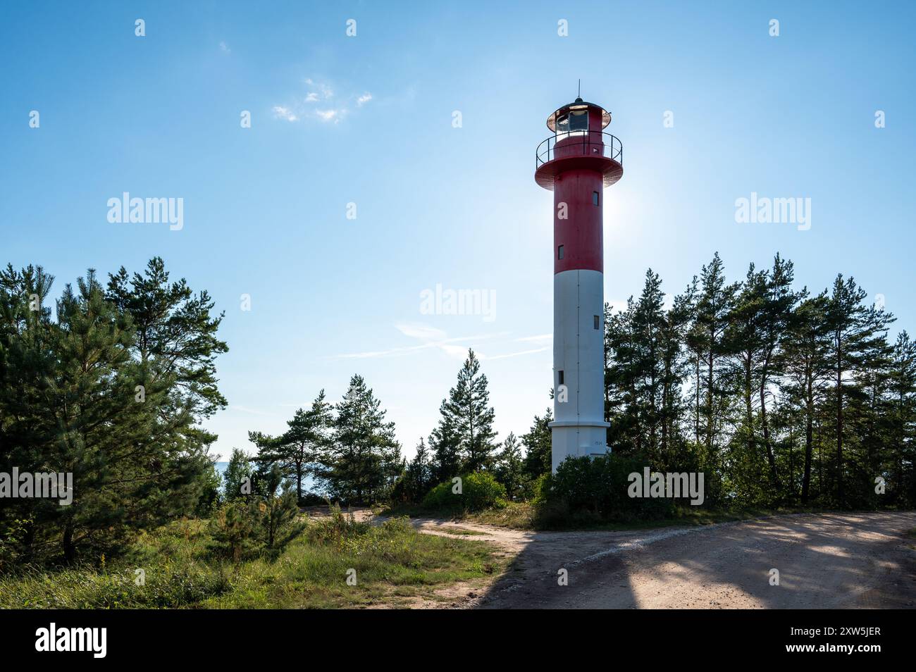 Tohvri Lighthouse in Hiiumaa Island in summer, Estonia Stock Photo - Alamy