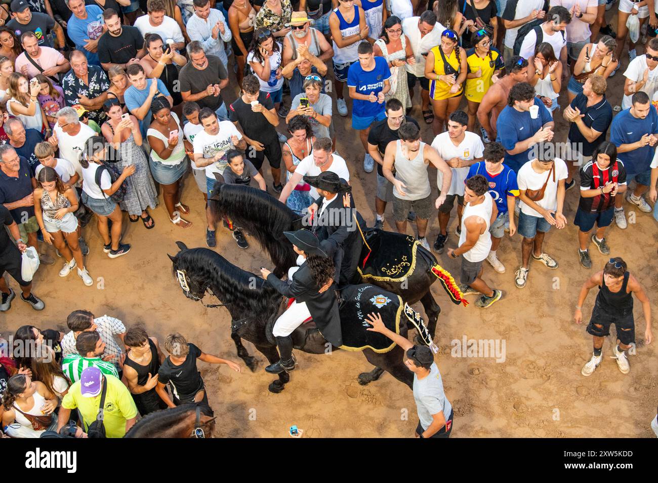 Sant Climent in Menorca holds its fiesta in August, when the whole ...