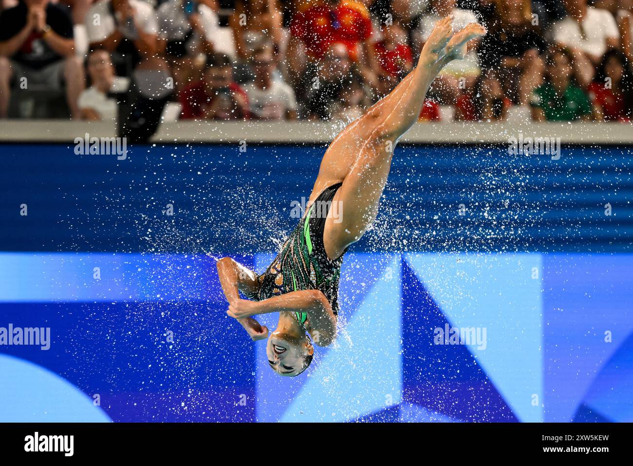 Athletes of team United States of America compete in the artistic ...