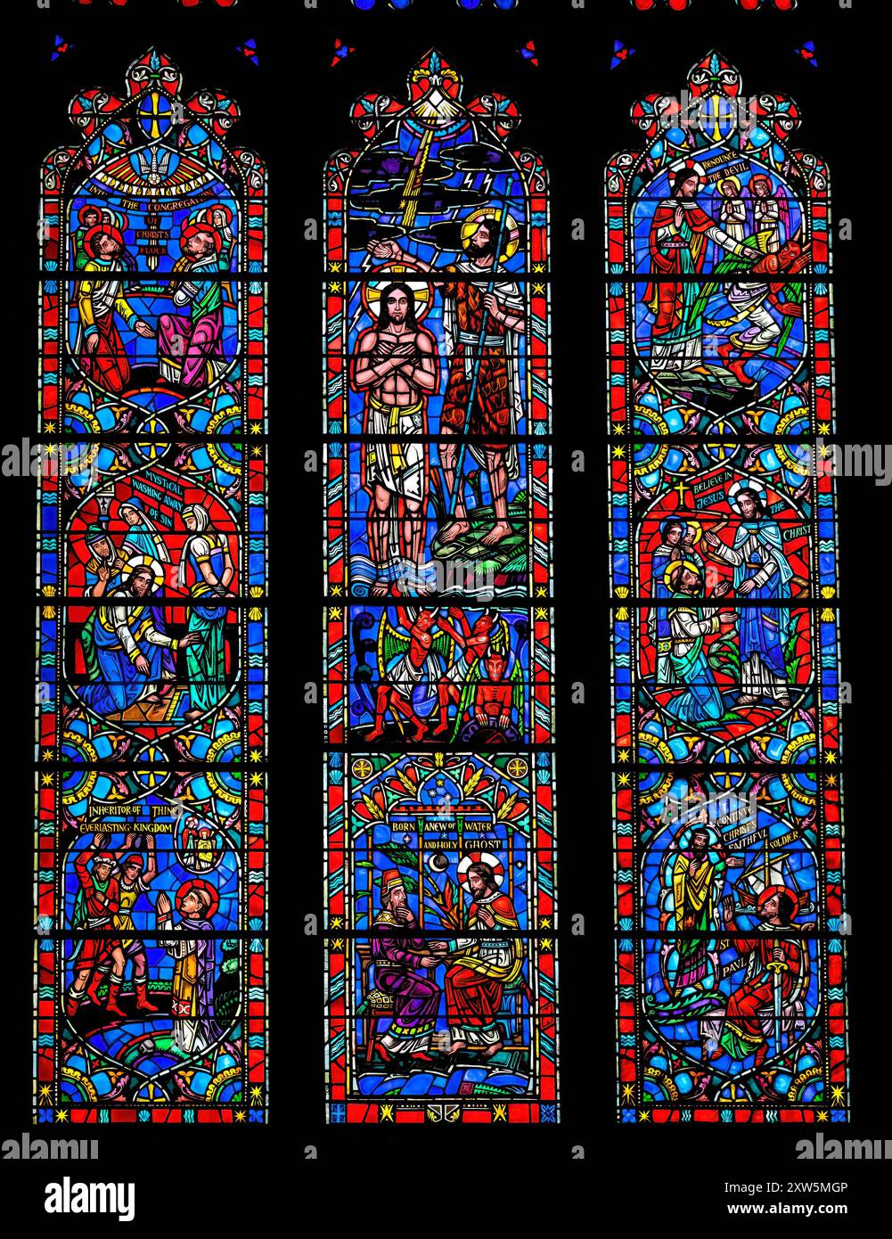 Jesus Bible Stories Stained Glass Basilica National Cathedral of St ...