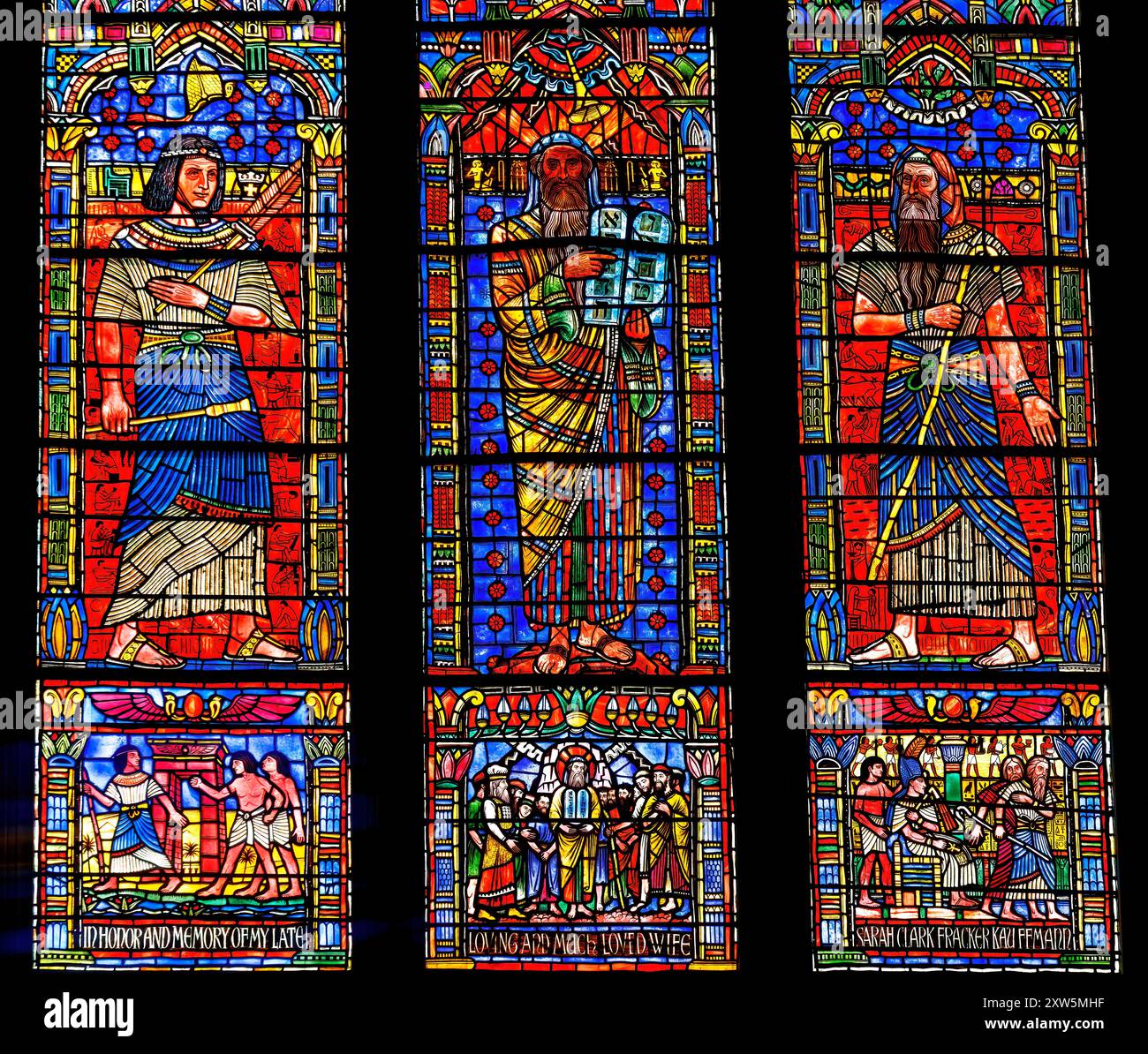 Moses Joseph Old Testament Prophets Bible Stories Stained Glass ...