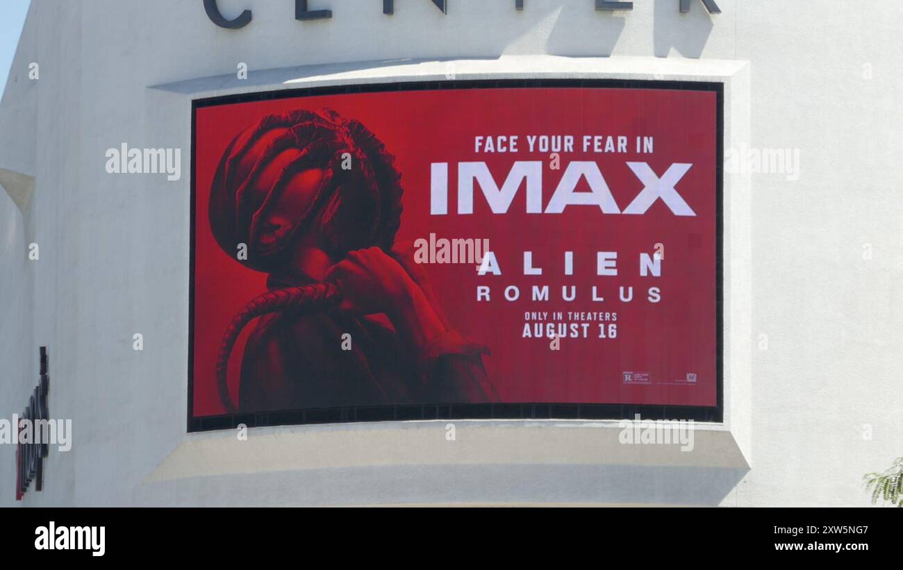 Los Angeles, California, USA 13th August 2024 Alien Romulus Billboard ...