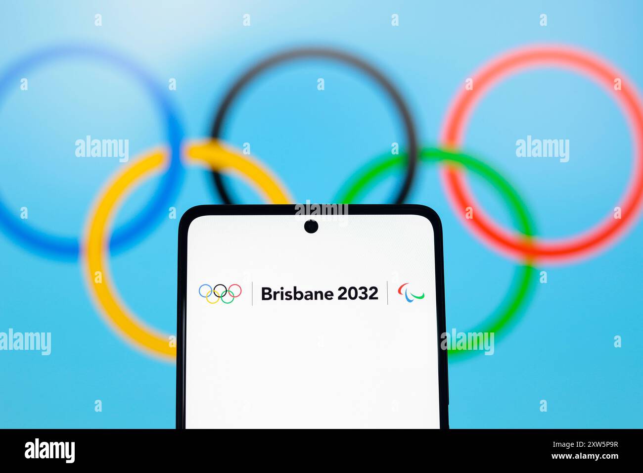 In this photo illustration, the 2032 Summer Olympics Games - Brisbane ...