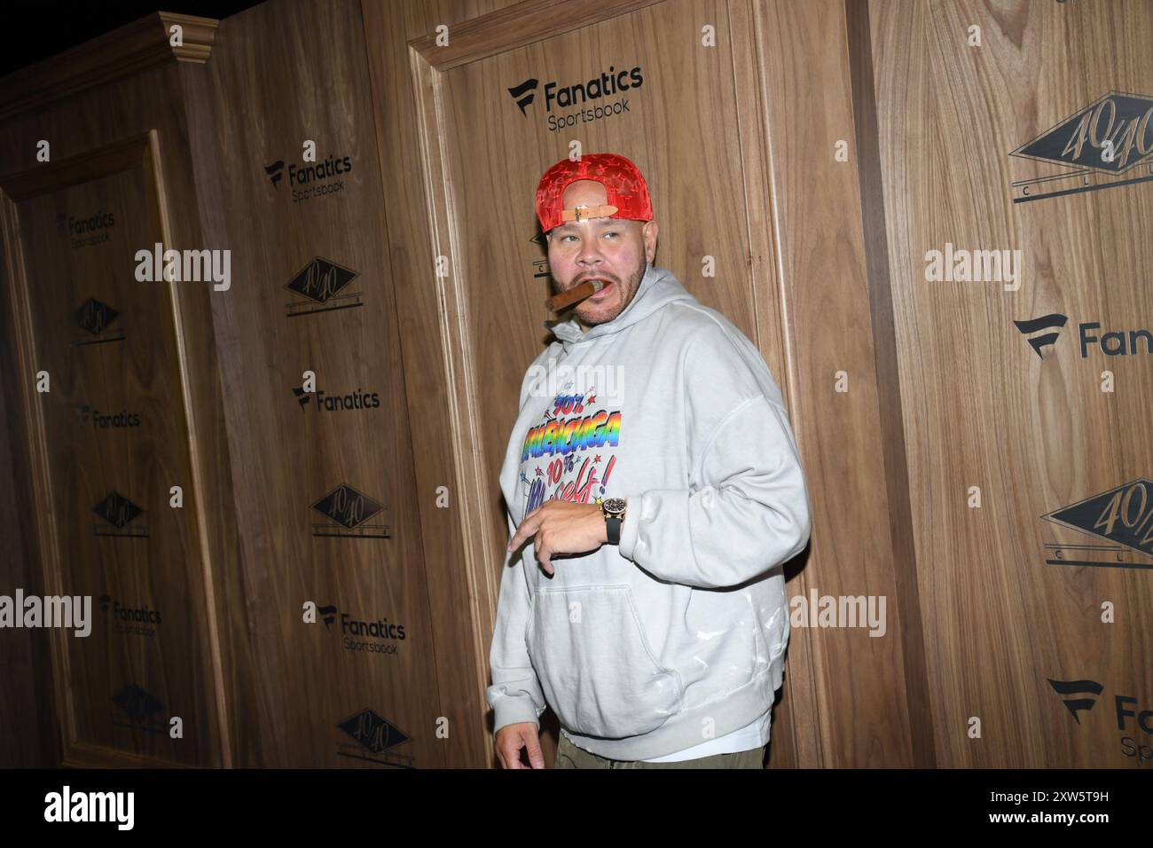 Fat Joe attending the 40/40 club blue carpet at Fanatics Fest NYC 2024 ...