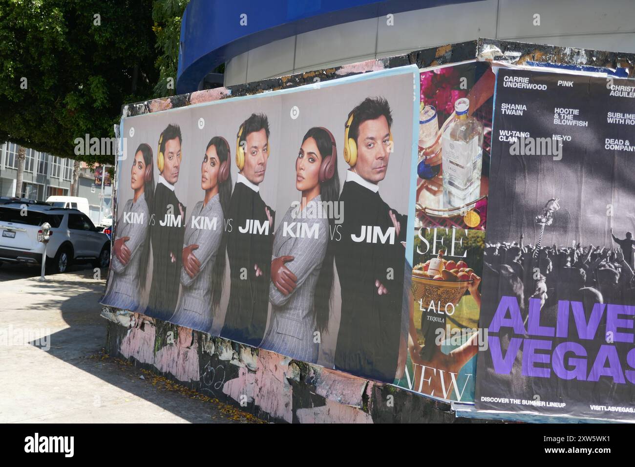 Los Angeles, California, USA 14th August 2024 Jimmy Fallon and Kim ...
