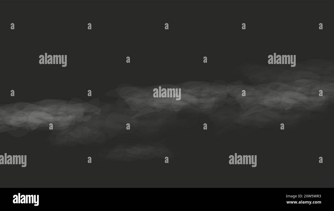 Mist overlay white transparent steam Stock Vector Images - Alamy