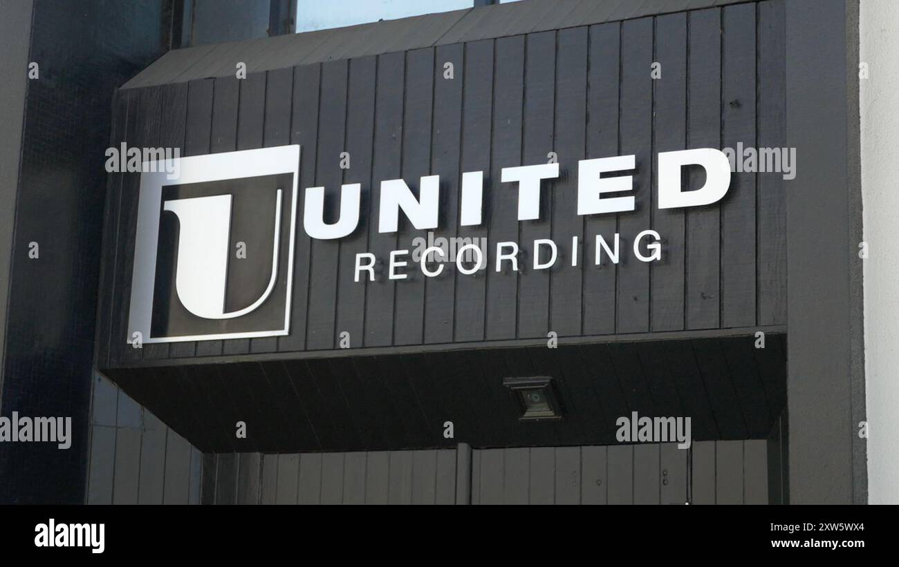 Los Angeles, California, USA 14th August 2024 United Recording Studio ...