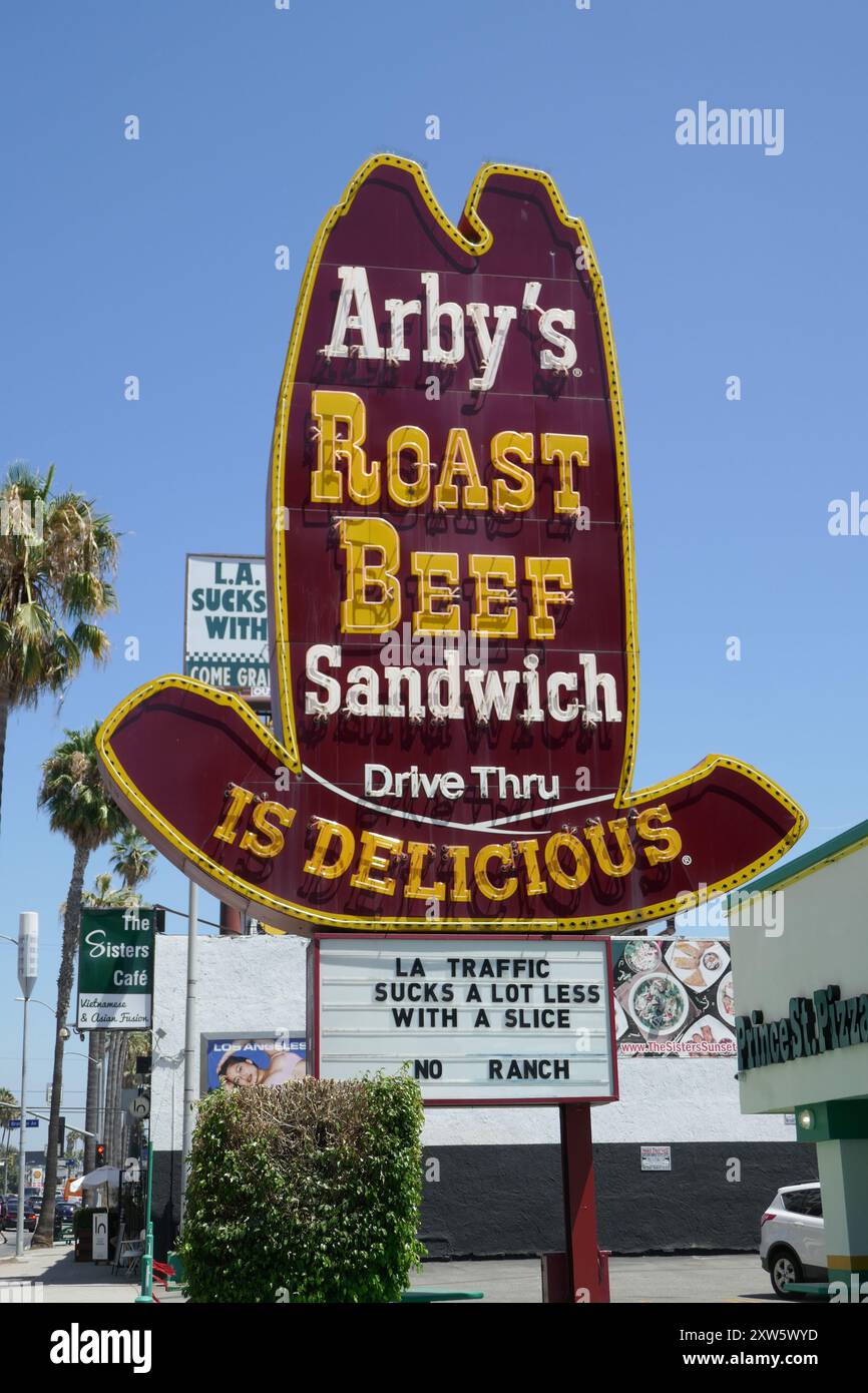 Los Angeles, California, USA 14th August 2024 ArbyÕs Cowboy Hat Roast ...