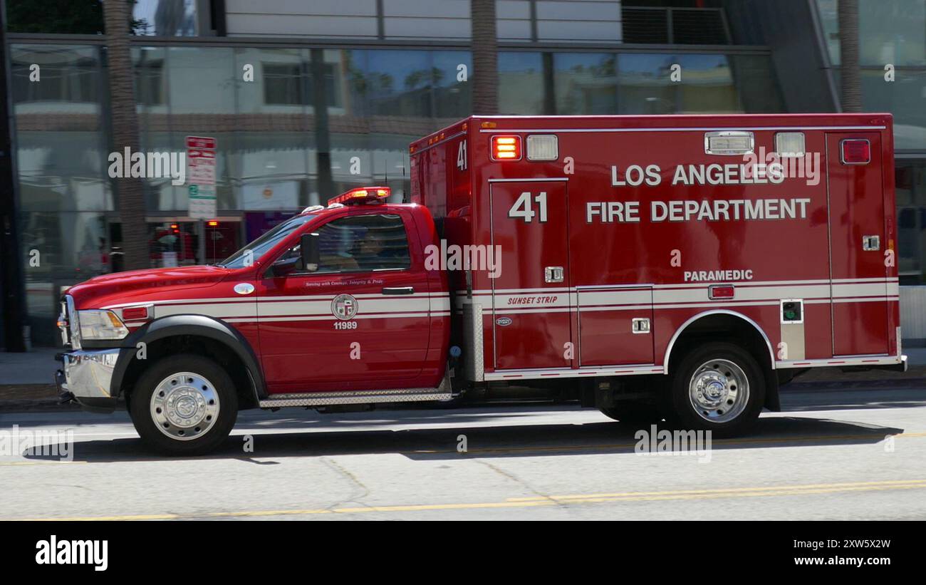 Los Angeles, California, USA 14th August 2024 Los Angeles Fire ...