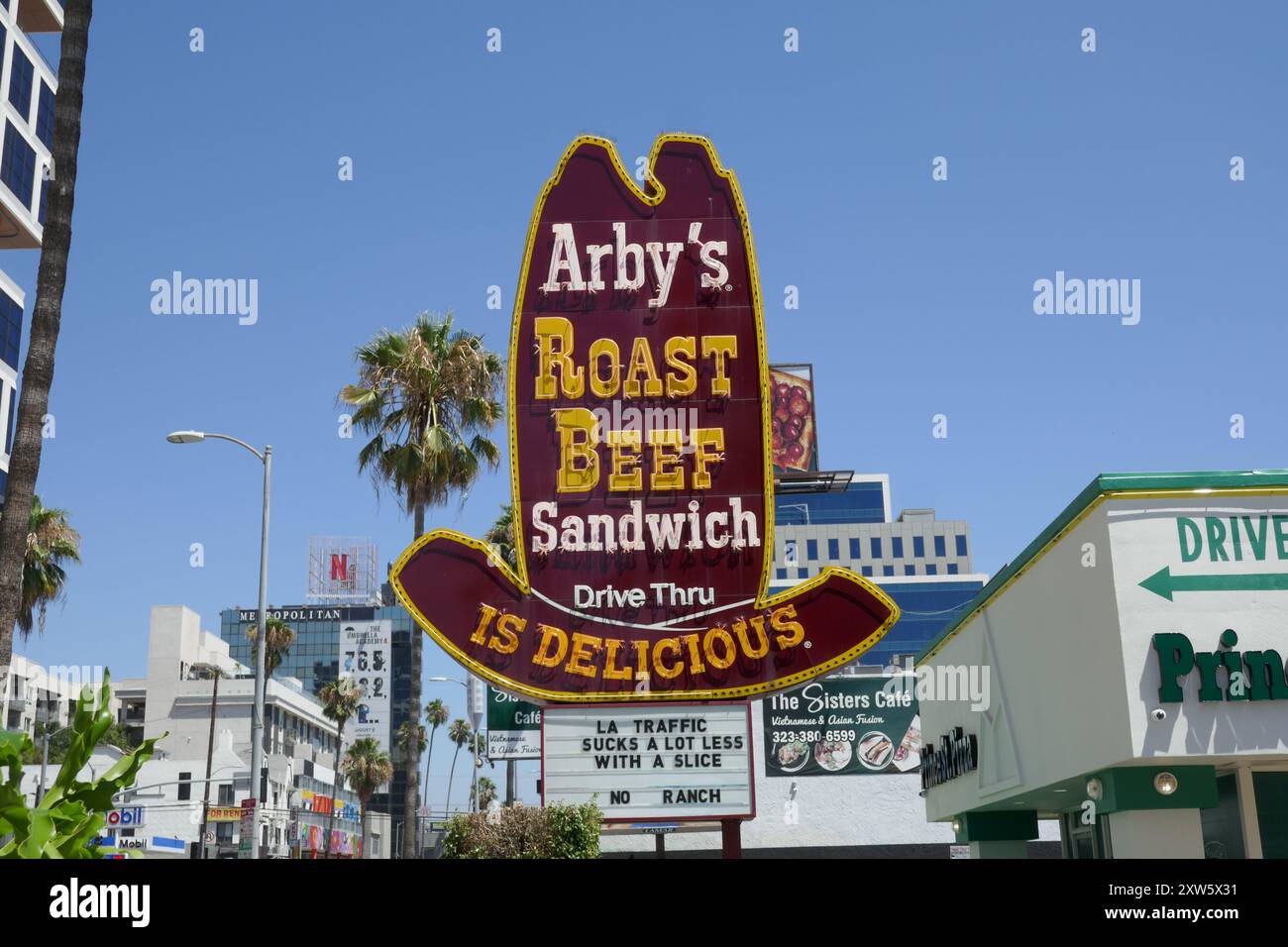 Los Angeles, California, USA 14th August 2024 ArbyÕs Cowboy Hat Roast ...