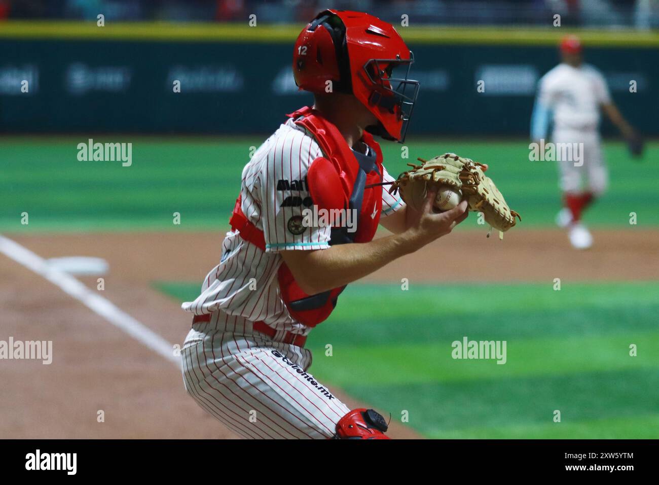 Mexico City, Mexico. 16th Aug, 2024. Patrick Mazeika #12 catcher of ...