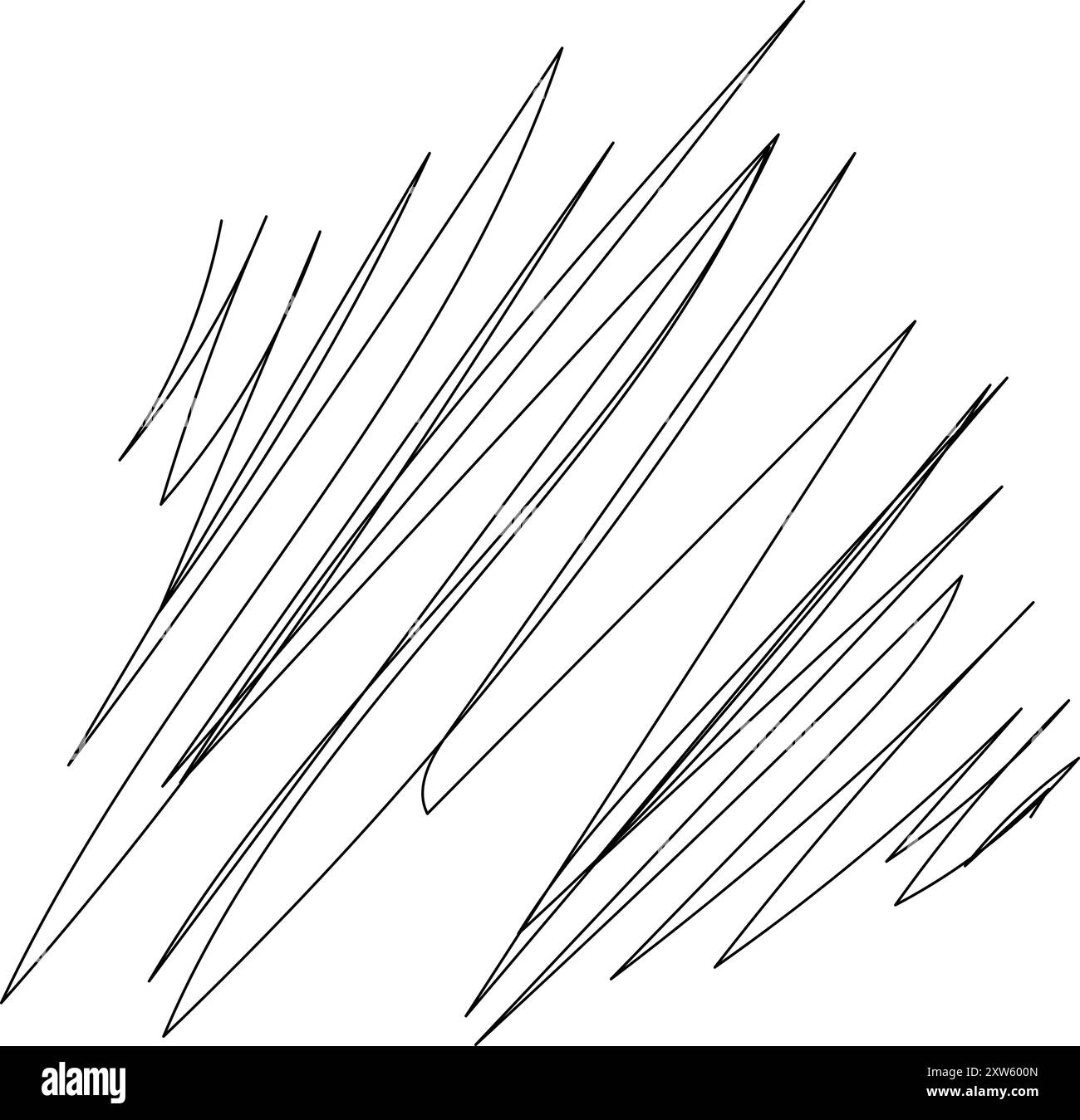 Abstract overlapping black and white lines in chaotic design Stock Vector Image & Art - Alamy