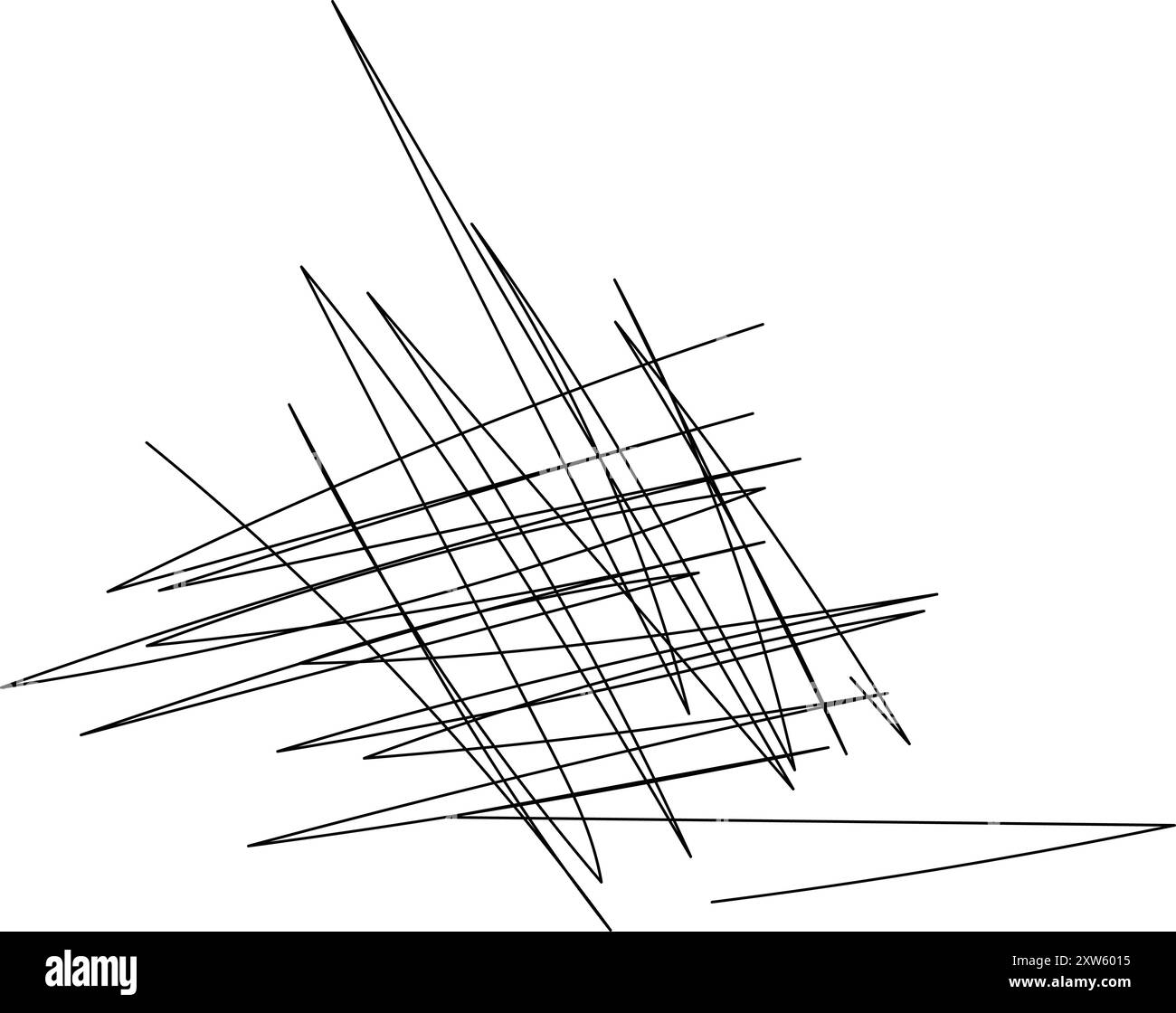 Abstract line art featuring random sketches Stock Vector Image & Art ...
