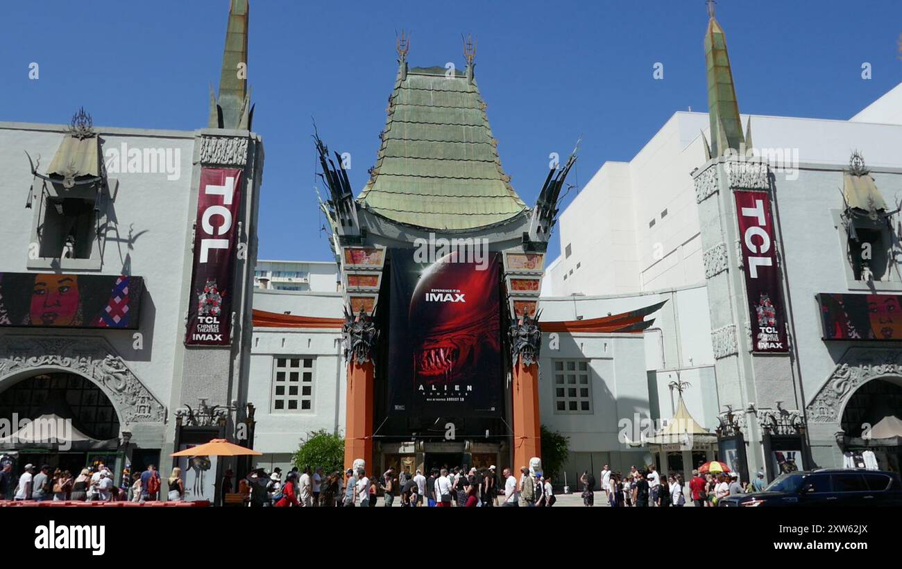 Los Angeles, California, USA 14th August 2024 Alien Romulus Banner at ...