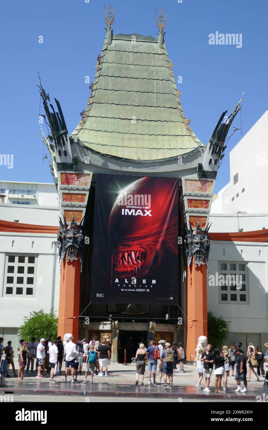 Los Angeles, California, USA 14th August 2024 Alien Romulus Banner at ...