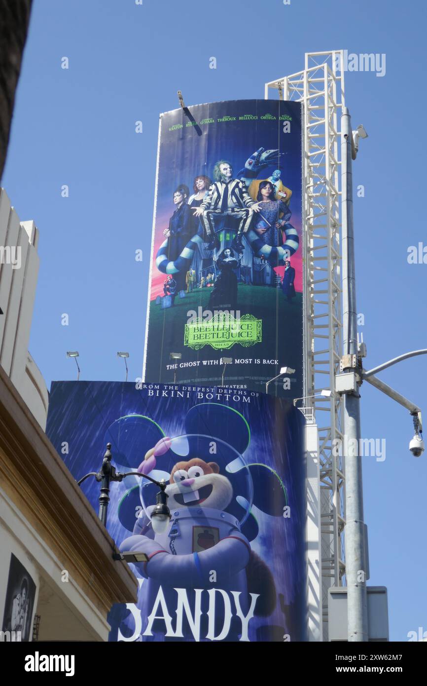 Los Angeles, California, USA 14th August 2024 Tim Burton Beetlejuice ...