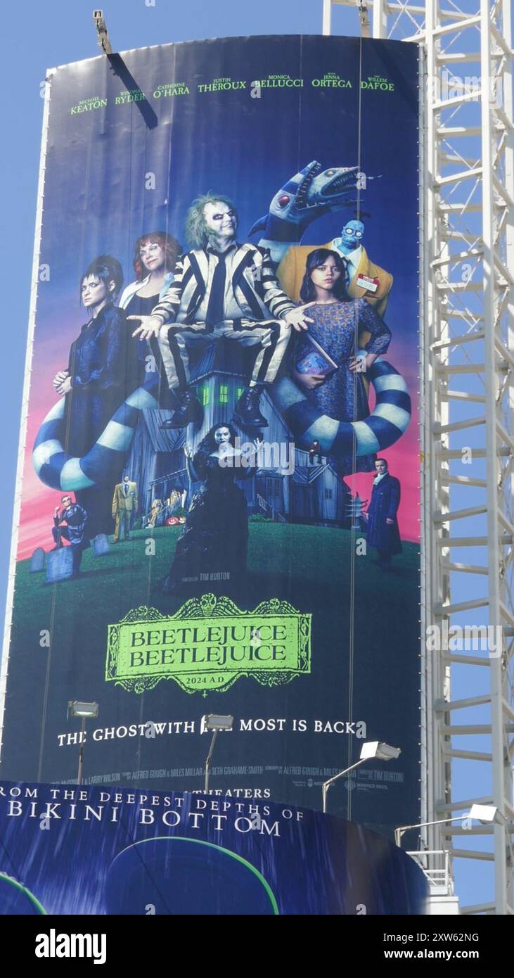 Los Angeles, California, USA 14th August 2024 Tim Burton Beetlejuice ...