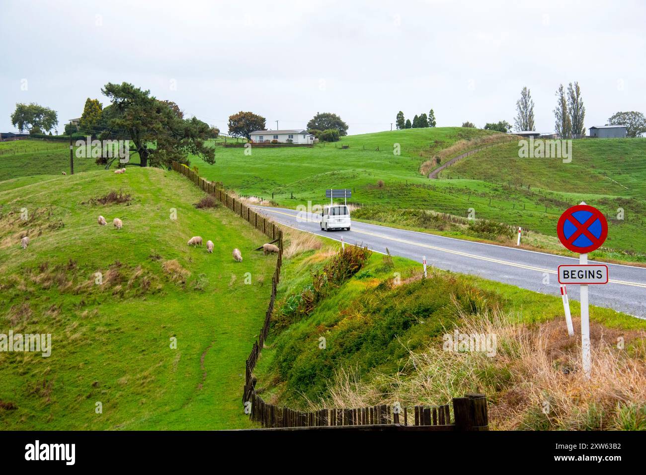 Buckland Road in Matamata - New Zealand Stock Photo - Alamy