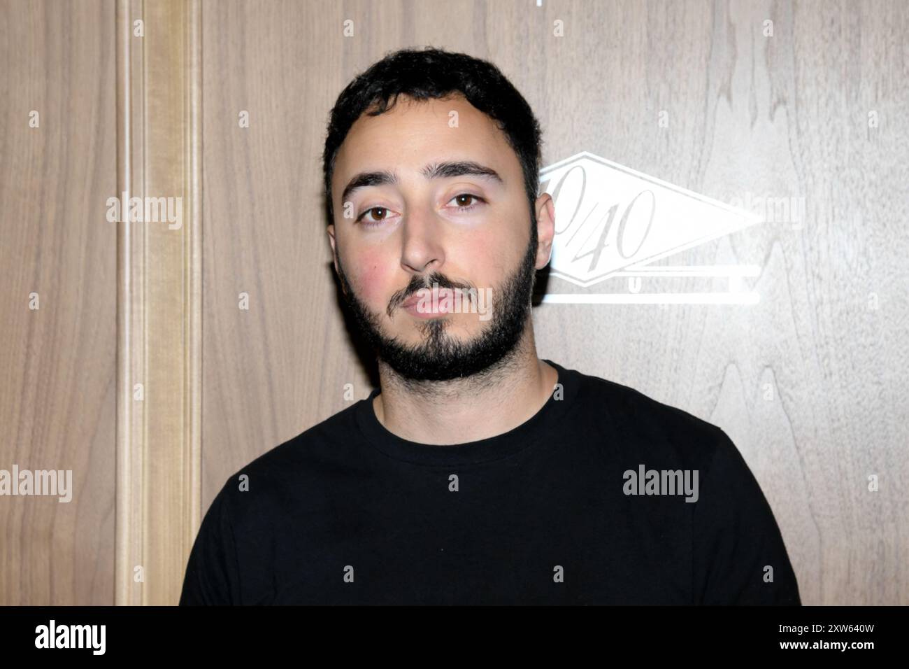 Zack Bia attending the 40/40 club blue carpet at Fanatics Fest NYC 2024 ...