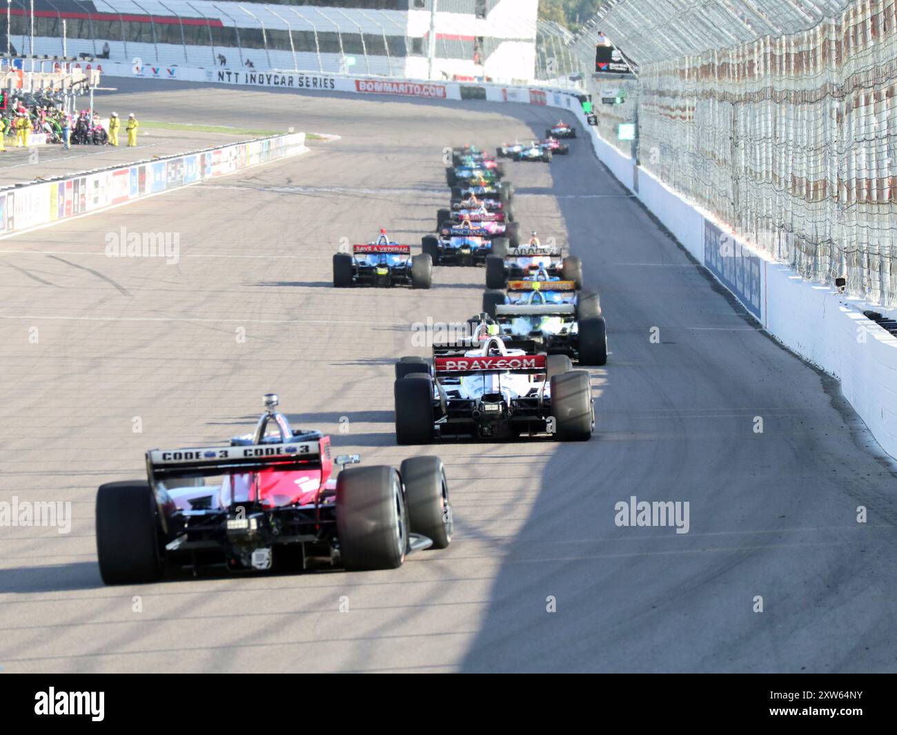 Madison, IL August 17, 2024: 8th Annual Bommarito Automotive Group 500 ...