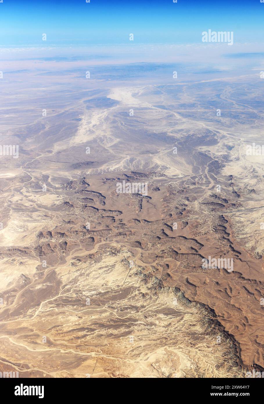 Aerial views of the Sinai desert in Egypt Stock Photo - Alamy