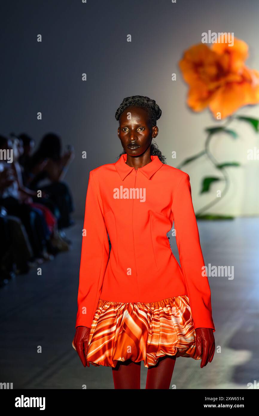 London, UK, 16th August 2024, Fashion In Motion, Orange Culture by ...
