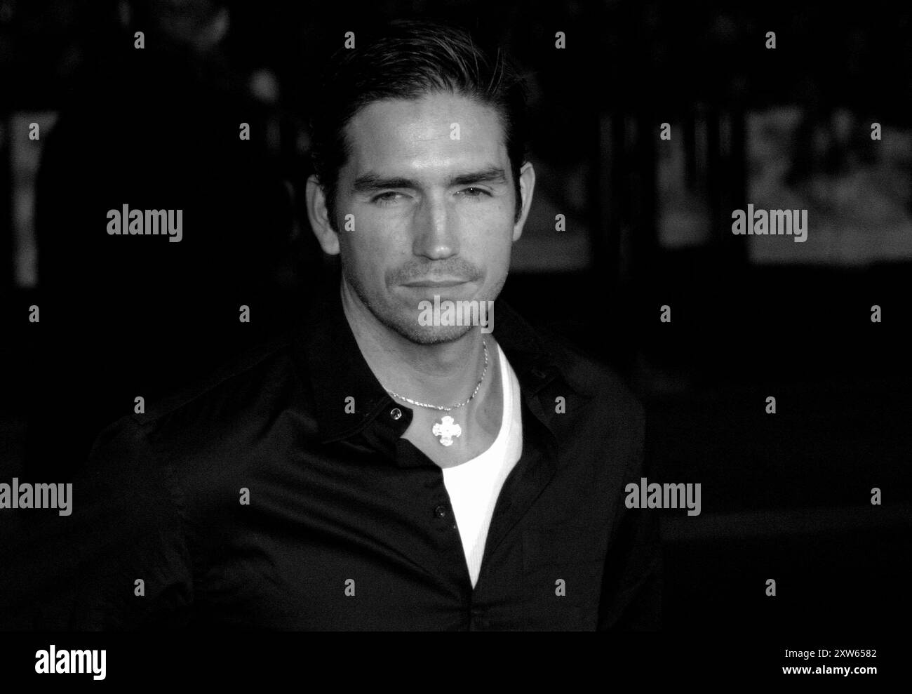 Jim caviezel of Black and White Stock Photos & Images - Alamy