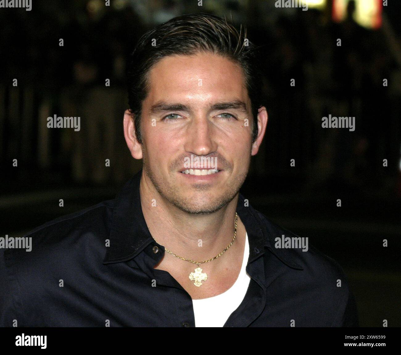 HOLLYWOOD, CA - NOVEMBER 16, 2004: Jim Caviezel at the Los Angeles premiere of 'Alexander' held ...