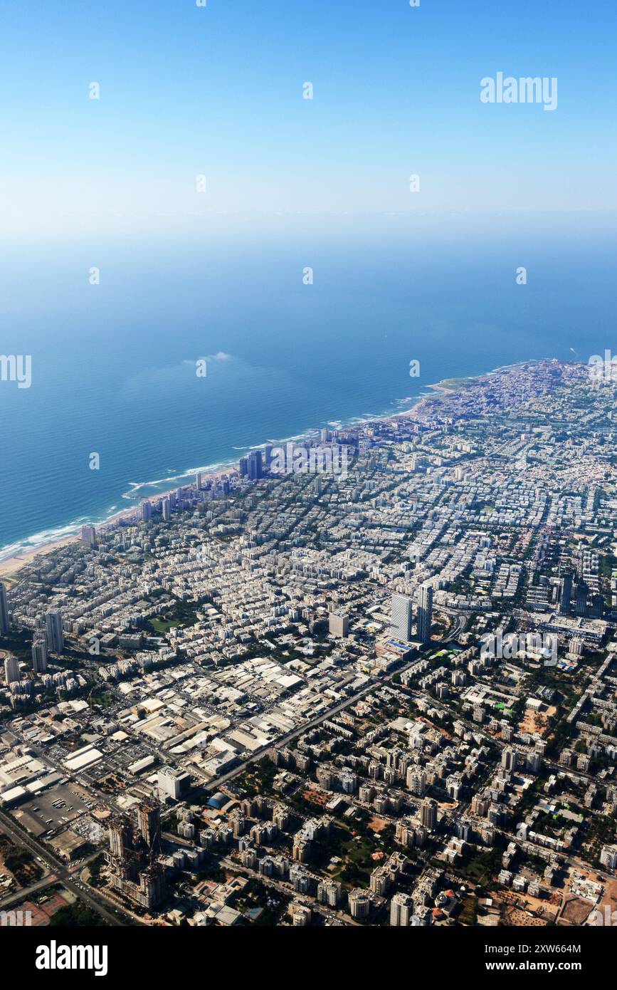 Aerial views of the Southern part of Gush Dan in Israel Stock Photo - Alamy
