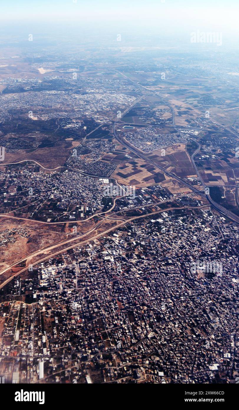 Aerial view of Highway 6 near Tira, Israel Stock Photo - Alamy